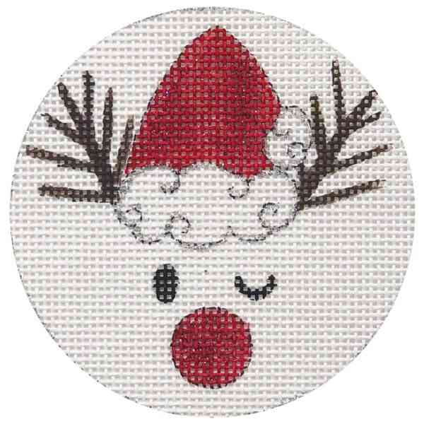 WINKING REINDEER – The Needlepointer