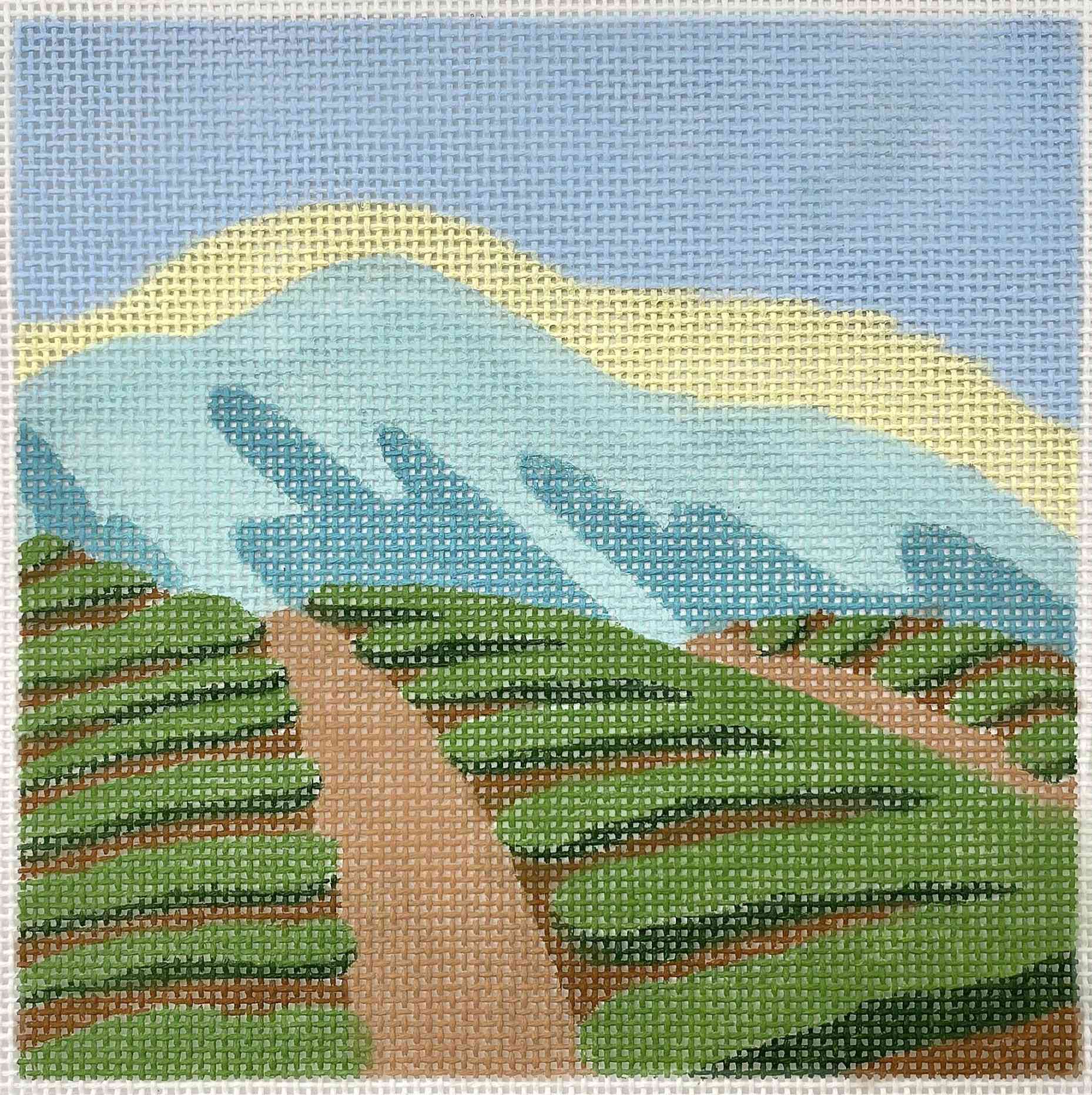 California Napa Winery Stamp – The Needlepointer