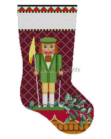 Nutcracker, Golfer – The Needlepointer